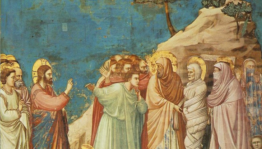 la résurrection de lazare giotto 1306 cappelle degli scrovegni padoue ...